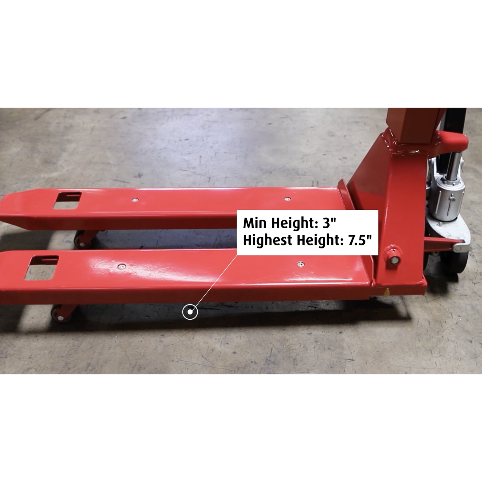 Narrow Pallet jack scale for European pallet or smaller pallets 5000 lb ...