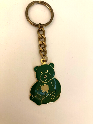 Beanie Babies ERIN Bear Enamel Keychain - GUC | eBay