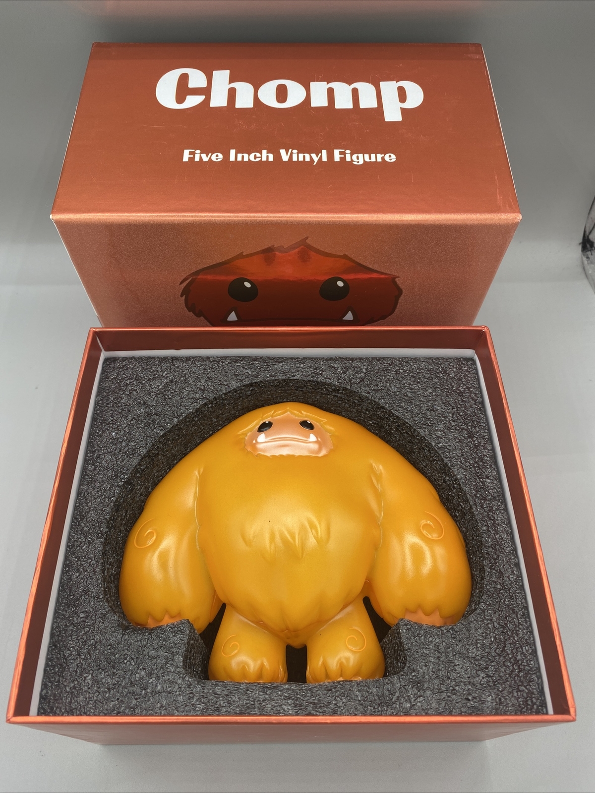 Abominable TOYS CHOMP DesignerCon Exclusive Orange Overload Glow Yeti ...