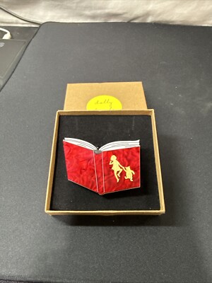 Dolly Dimple Winnie The Pooh Red Book Brooch• Brand New | eBay