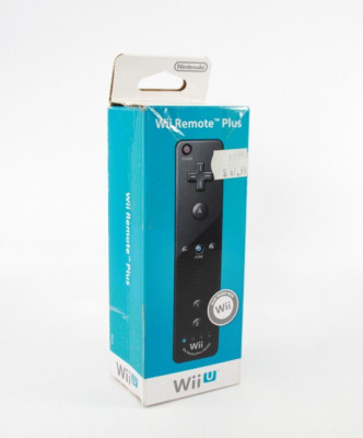 Genuine Nintendo Wii U / Wii Motion Plus Black Remote *BOX ONLY* | eBay