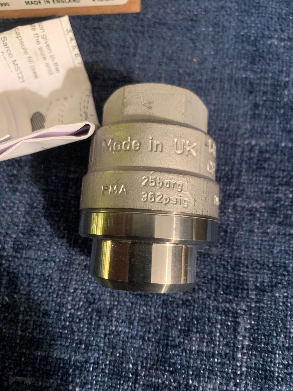 SPIRAX Sarco MST21 Stainless Steel Balanced Pressure Thermostatic Steam ...