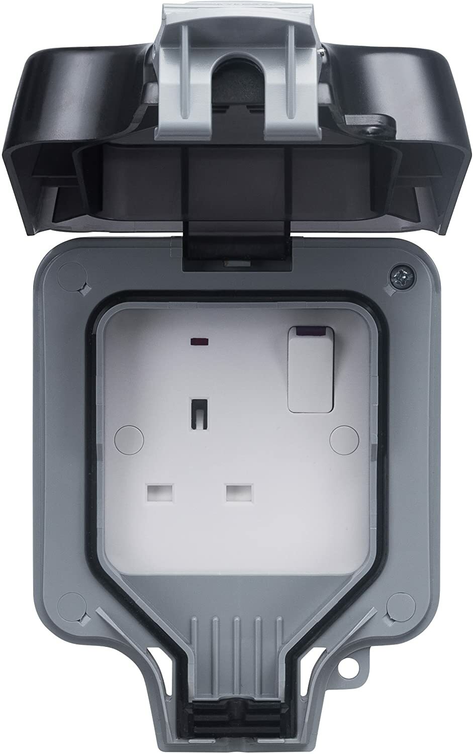 BG WP21 Weatherproof Storm Single Switched 13A Outdoor Socket, IP65 ...