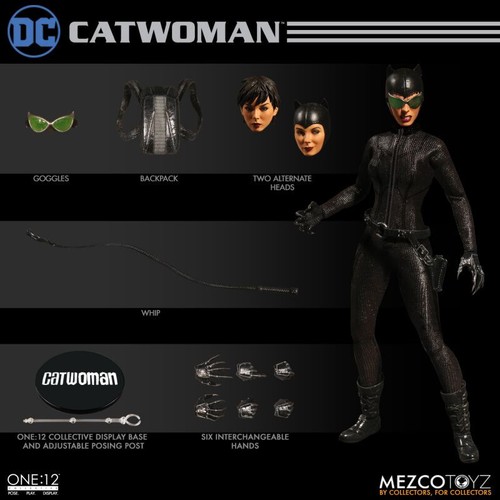 MAFEX #105 BATMAN AND MAFEX #216 BANE PLUS MEZCO ONE:12 CATWOMAN / 3 ...