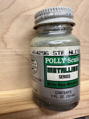 POLLY SCALE 1 OZ. VTG FORMULA NOS MODEL RAIL ROAD COLORS Stainless ...