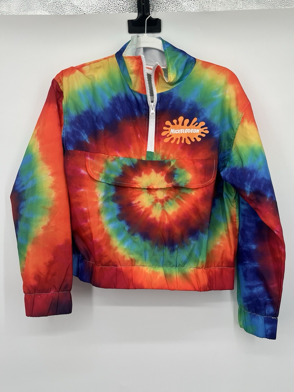 Nickelodeon Rugrats Tye Dye 1/2 Zip Pullover Small - Gem