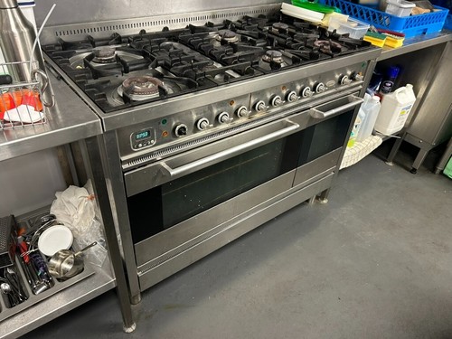 Britannia 7 Burner LPG Range Cooker + Twin Electric Oven - Heavy Duty ...