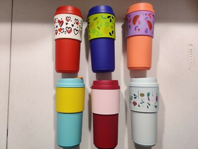 New Tupperware Eco-to-go Cup Tumbler 16oz Multiple Colors Designs FREE ...