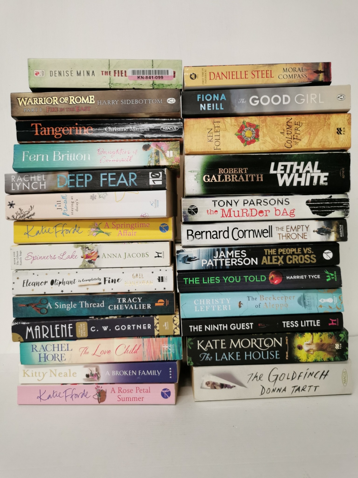 Joblot/Wholesale of 40 PAPERBACK FICTION BOOKS - BUNDLE HIGH QUALITY | eBay