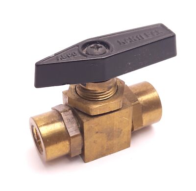 ABCO 362BV-J Kantleak Brass Ball Valve 1/8" NPT Female, 1500 Psi Max ...