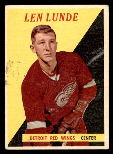 1958 Topps Hockey #15 Len Lunde GD | eBay