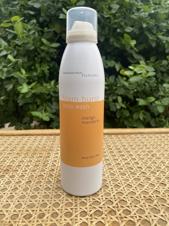 Bath and Body Works Foam Burst Body Wash Mango Mandarin 6.8 oz RARE | eBay