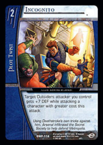 VS System: Incognito [Played] DC Worlds Finest TCG CCG Classic Marvel ...