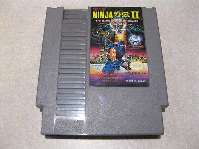 Tested Ninja Gaiden II 2 (Nintendo Entertainment System) NES, Cartridge ...
