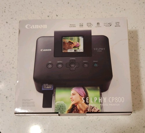 NEW ~ Canon SELPHY CP800 Digital Photo Inkjet Printer Open Box | eBay