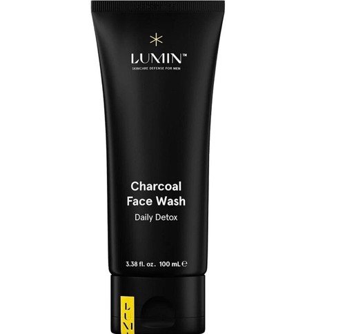 Lumin Men Charcoal Face Wash Men Deep Detox Shaving Irritation 100ml ...