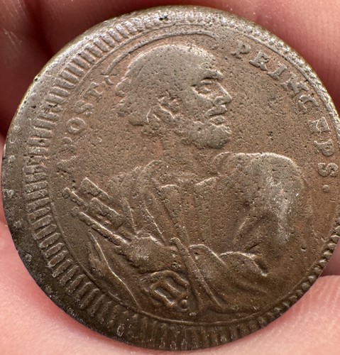 Vatican - 2½ Baiocchi 1796 Pope Pius VI - Saint Peter - Rome - Copper ...