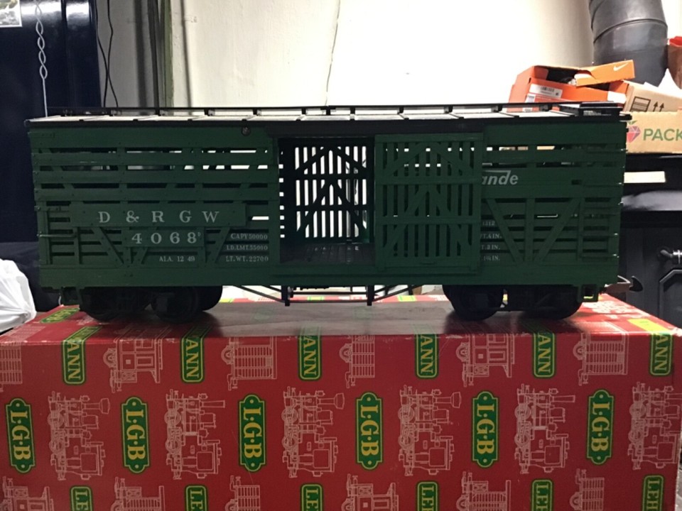LGB 4068 LEHMANN GROSS BAHN - The Big train Rio Grande Box Car ...