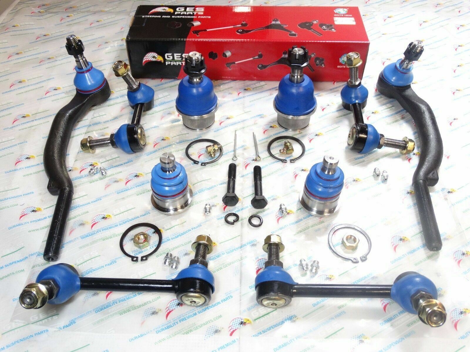 10 Ball Joint Tie Rod End Sway Bar For 2002-2003 Trailblazer Envoy ...