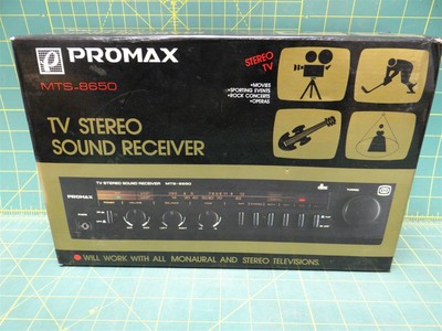 Promax MTS-8650 TV Stereo Sound Receiver For All Monaural and Stereo ...