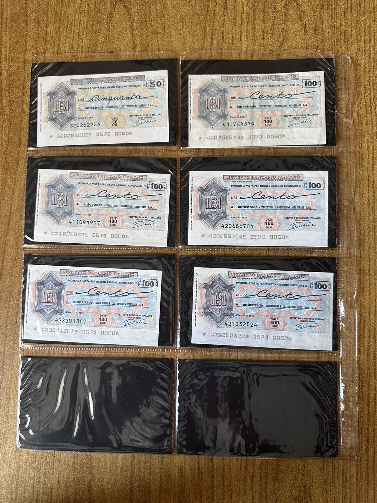 LOTTO 33 MINI ASSEGNI ISTITUTO BANCARIO ITALIANO | eBay