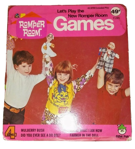 Romper Room. 45 RPM Record. Let's Play The New Romper Room Games. Peter ...