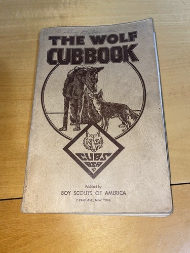 Vintage 1938 Wolf Cub Scout Book Boy Scouts Of America Paperback Book OLD RARE | eBay Australia