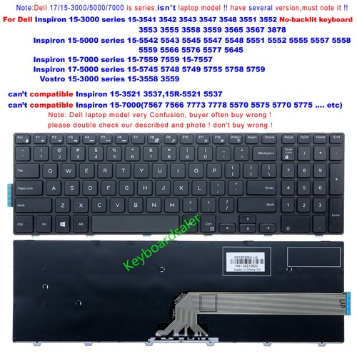 New for Dell Inspiron 15-5000 5542 5745 5748 5749 5551 5555 5557 5558 ...