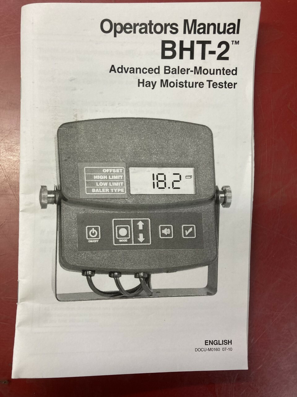 BHT-2 Baler-mounted Moisture Tester (Hay) 07160 Agratronix | eBay