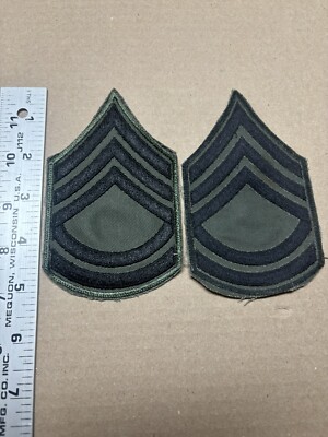 Vietnam Era Subdued Sergeant First Class Chevrons | eBay