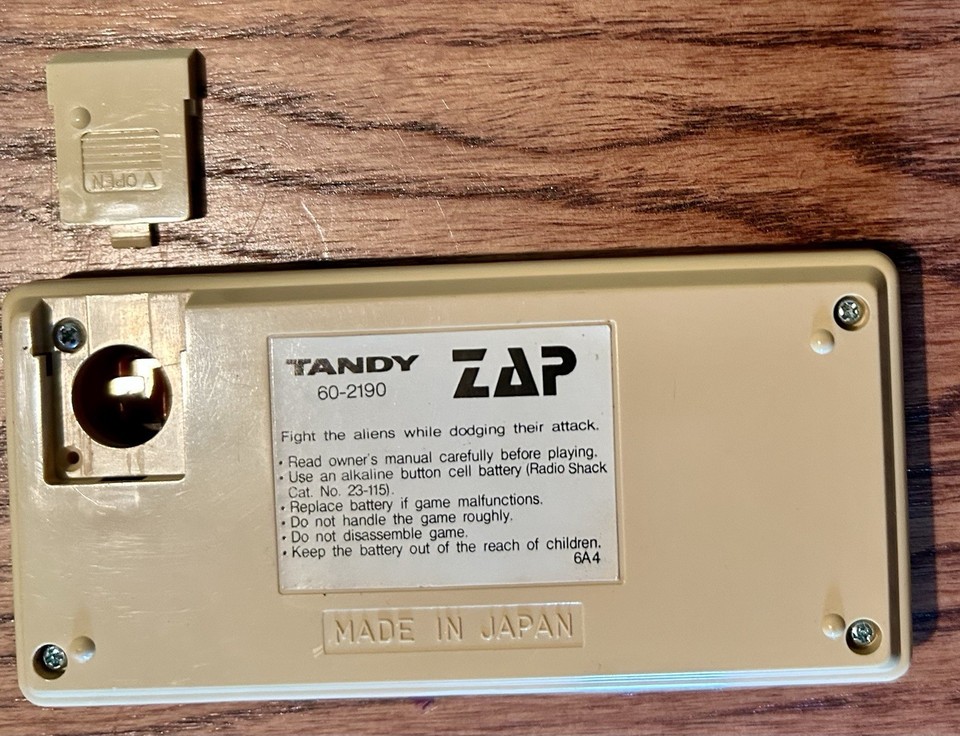 Vintage Tandy Electronic LCD Zap Handheld Game | eBay