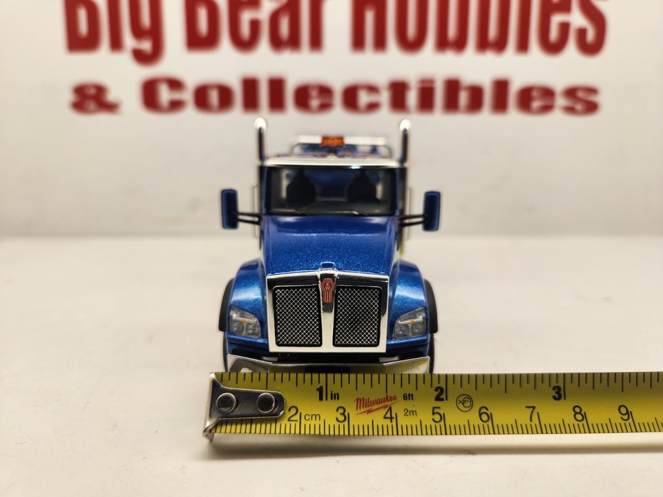 1/50 First Gear 50-3466 Surf Blue Kenworth T880 W/Century 1060 Rotator ...