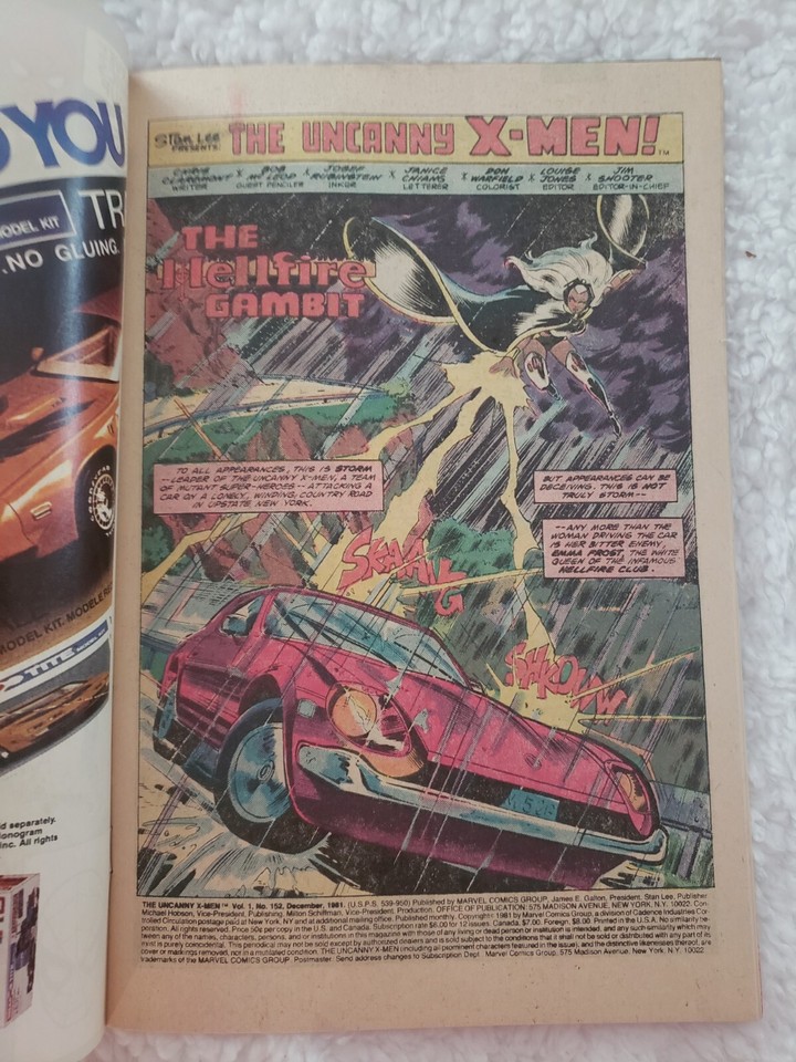 Uncanny X-Men #152 1981 VF/NM Storm v. Emma Frost | eBay