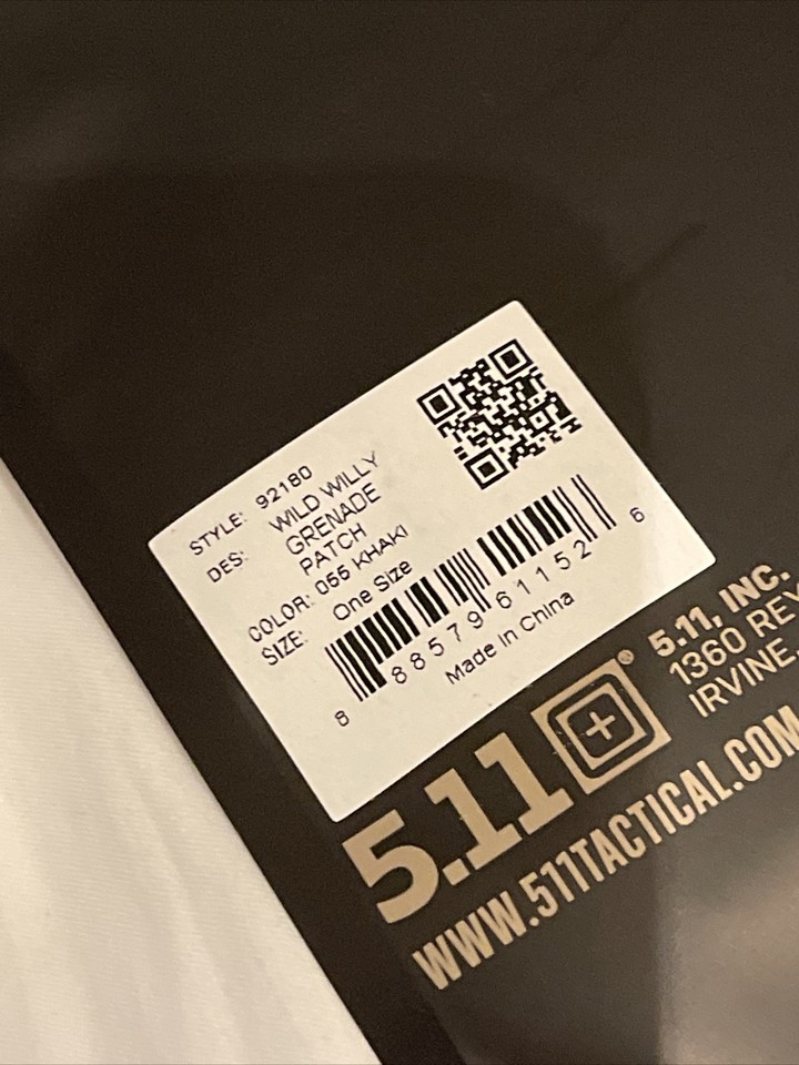 5.11 Tactical Patch Las Vegas Wild Willy Grenade Tactical Patch SHOT SHOW 2023 | eBay