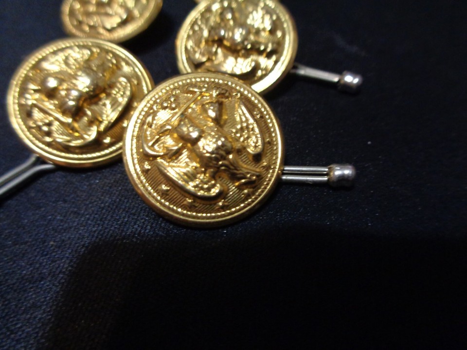 US Navy gold buttons - Service Dress White - Blue - Authentic Uniform ...