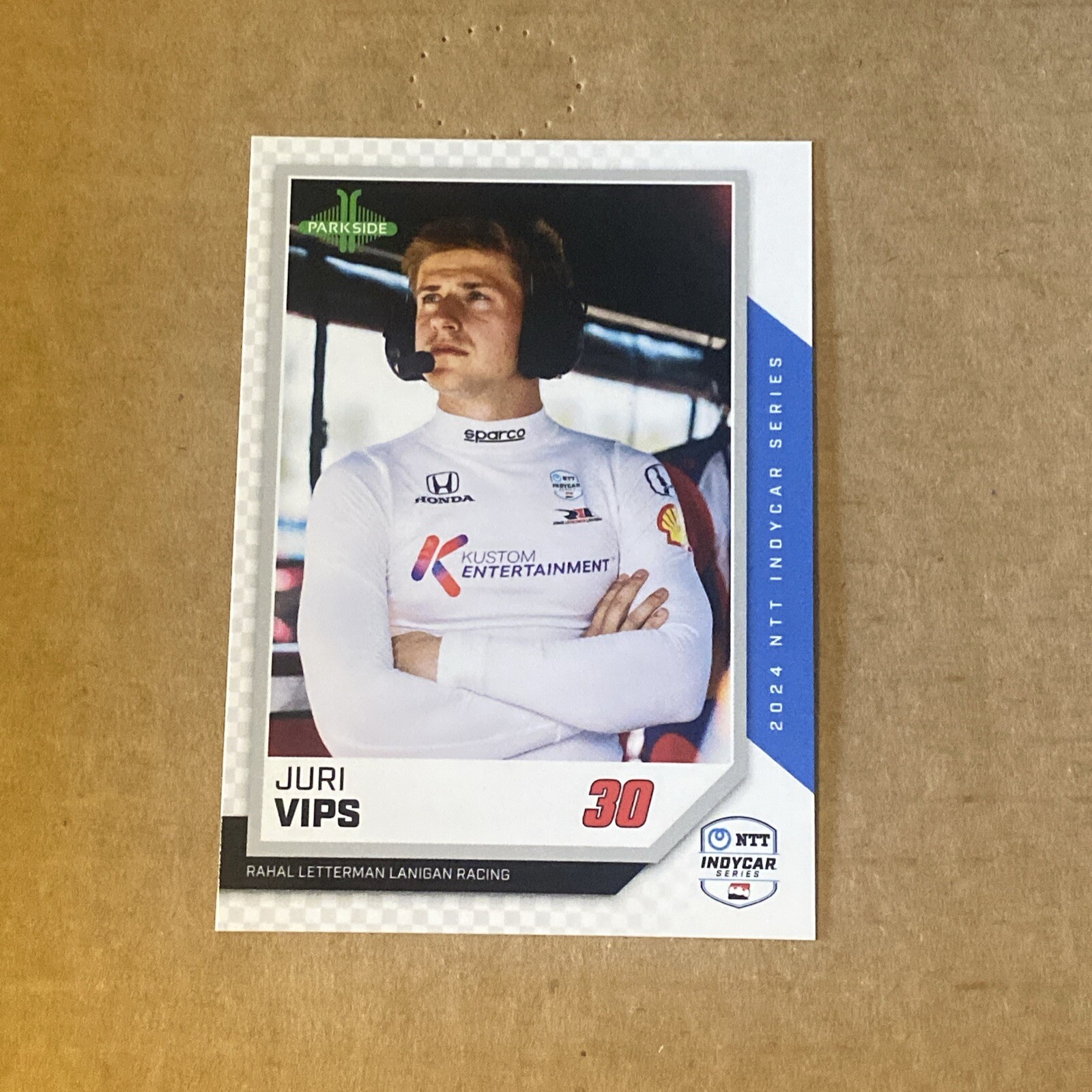 2024 Parkside NTT Indy Car Racing Card JURI VIPS #65 | eBay