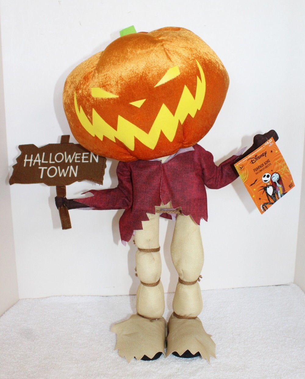 Nightmare Before Christmas 22" Tall Pumpkin King Halloween Door Greeter ...