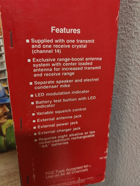 Realistic TRC-214 Handheld CB Radio Walkie Talkie for sale online | eBay