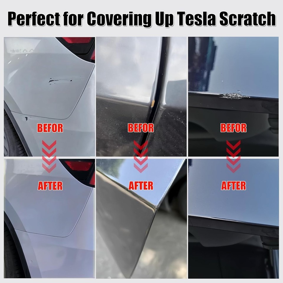 Car Touch Up Paint(Deep Blue Metallic(PPSB)) for Tesla Model Y/3/S/X, 2 ...