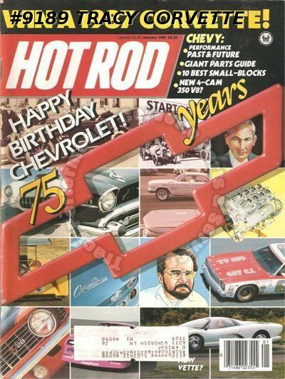 January 1987 Hot Rod 75 Years Chevrolet IROC-Z 350 Woodie Jerry ...