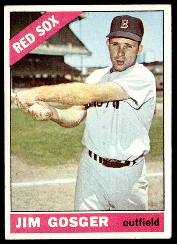 1966 Topps #114 Jim Gosger Baseball Boston Red Sox | eBay
