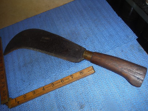 WW2 VINTAGE ELWELL KNIGHTON PATTERN BILLHOOK EX WD DATED 1941 FARM ...