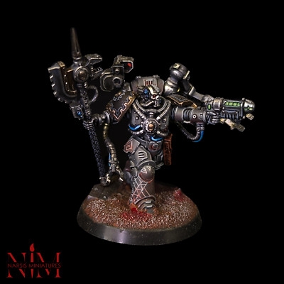 Warhammer 40k painted Carcharodons primaris techmarine | eBay