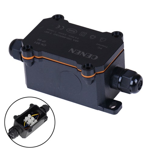 2 Way Waterproof IP68 Electrical Cable Wire Connector Junction Box for ...