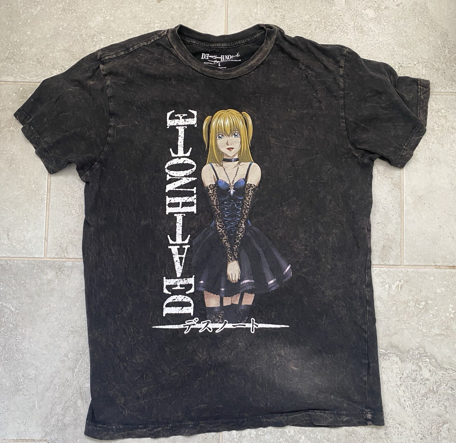 Vintage Style Death Note Misa Amane Mens T-Shirt Sz L… - Gem