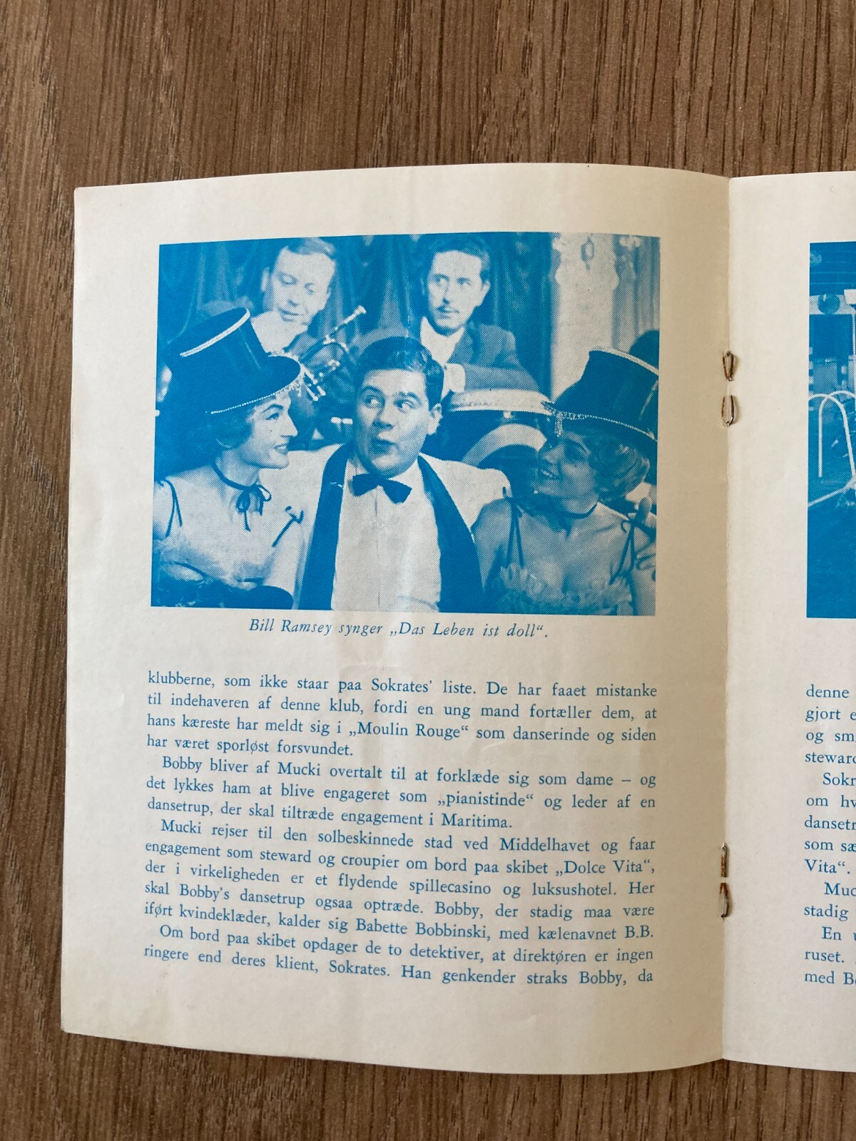 Das süsse Leben des Grafen Bobby Peter Alexander 1962 Danish Movie Program | eBay