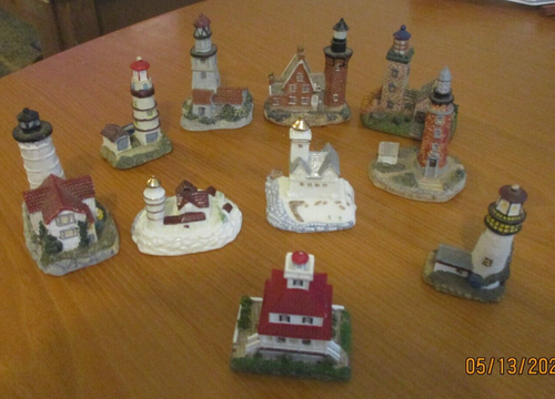 Vintage Miniature Lighthouses Set 10 | eBay
