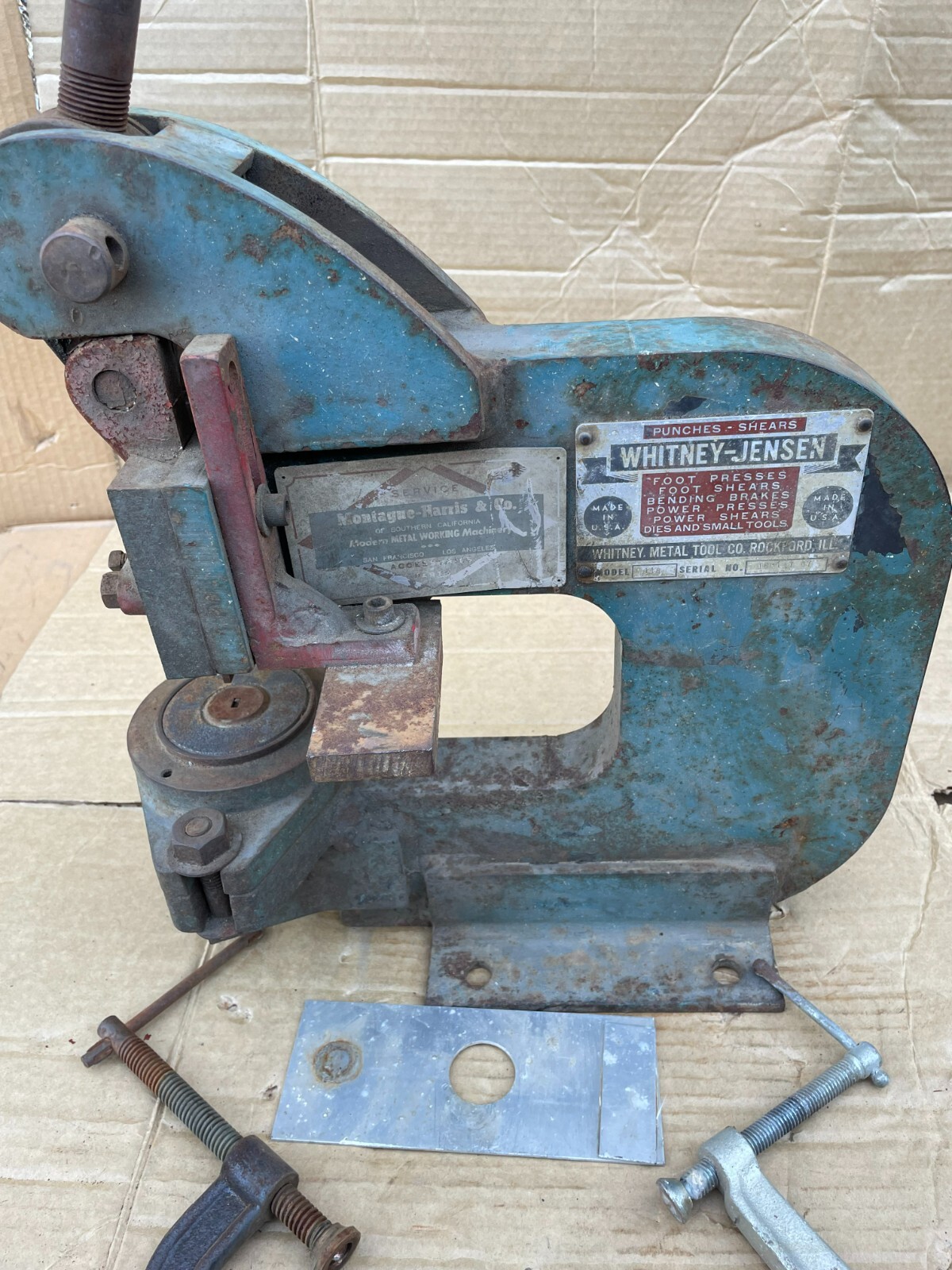 Whitney Jensen Model 118 Punches - Shears, Made in USA | eBay