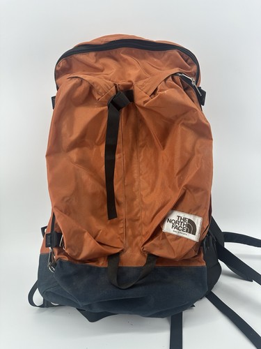 The North Face Hiking Backpack Orange/Black Adjustable Straps | eBay
