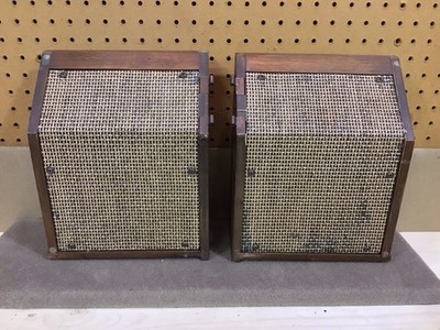 Vintage 1950 / 60s Speaker Boxes For DIY, Nice Patina! | eBay